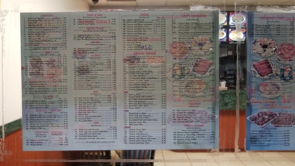 Menu at China Sky restaurant, Sunrise, W Commercial Blvd