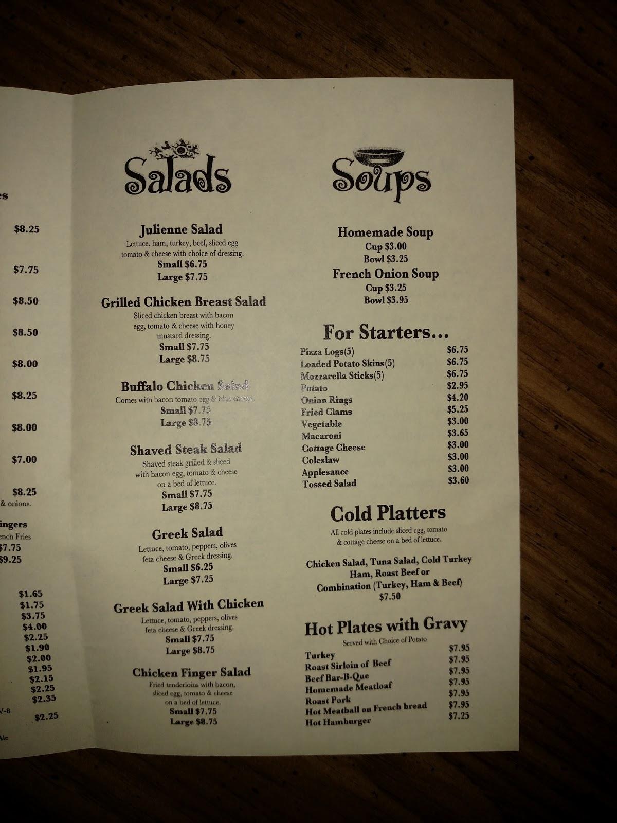 Menu at Hilton Family Restaurant, Hilton