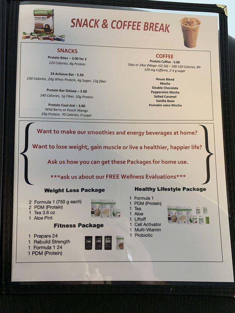 Menu at The Gathering Nutrition and Energy Spot pub & bar, Oklahoma City