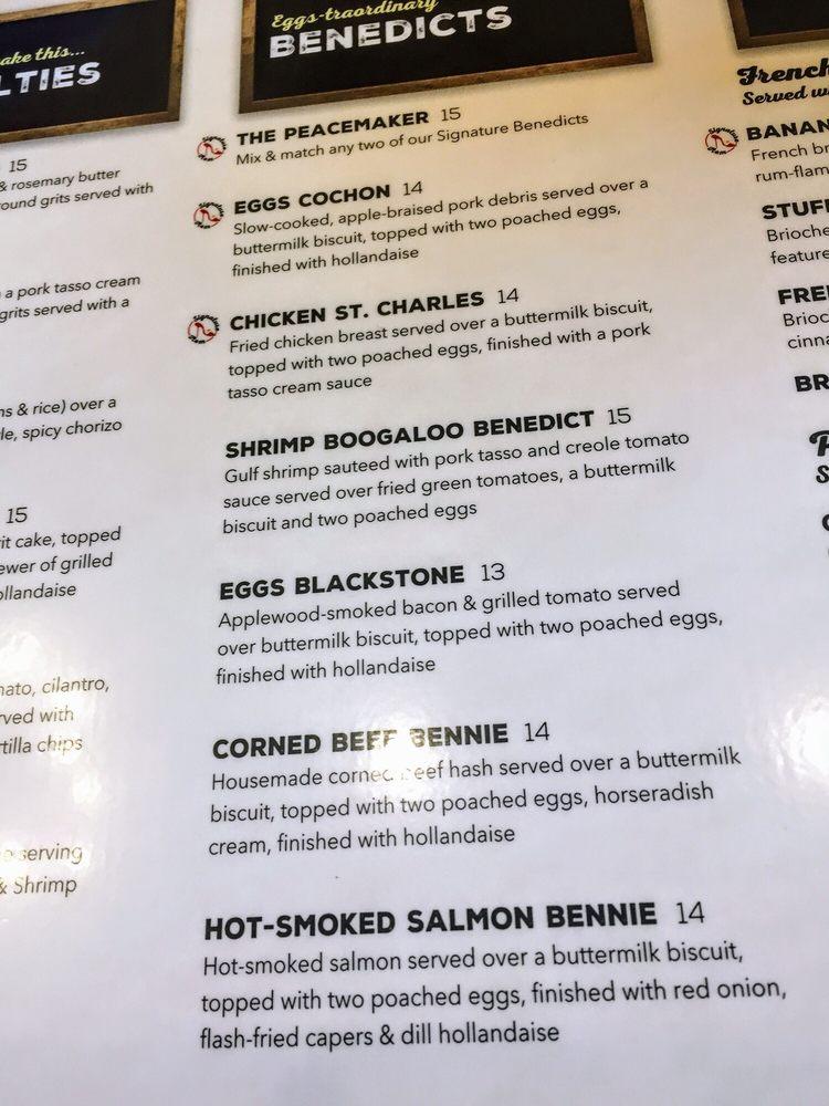 Menu at Ruby Slipper pub & bar, Mobile
