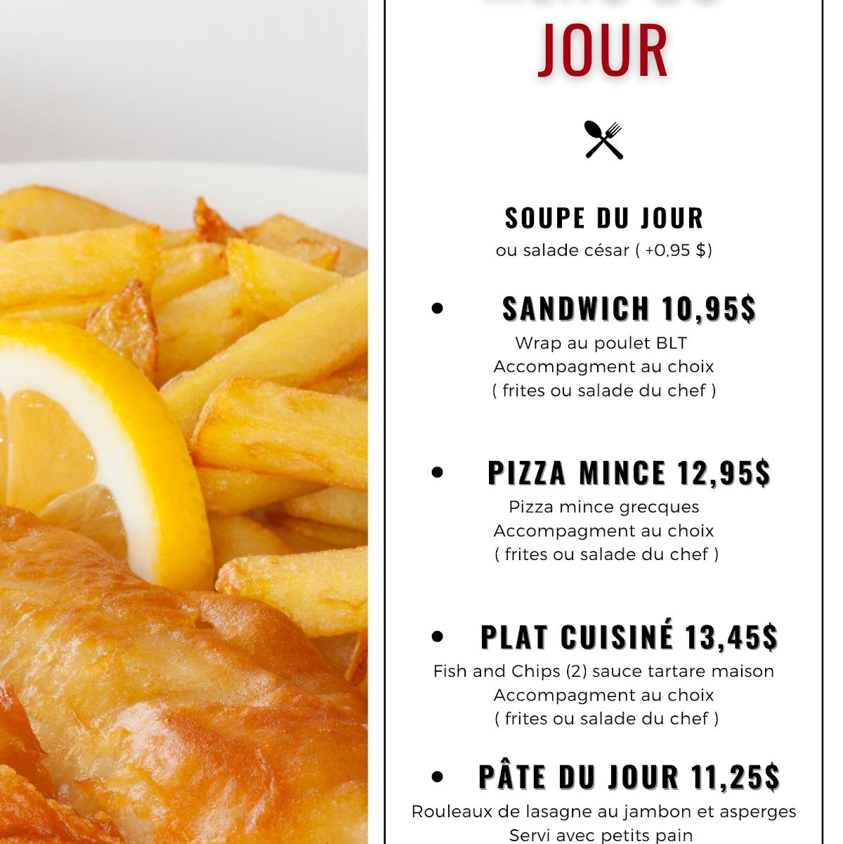 Menu au Pizzéria Paquet Pont-Rouge restaurant, Pont-Rouge