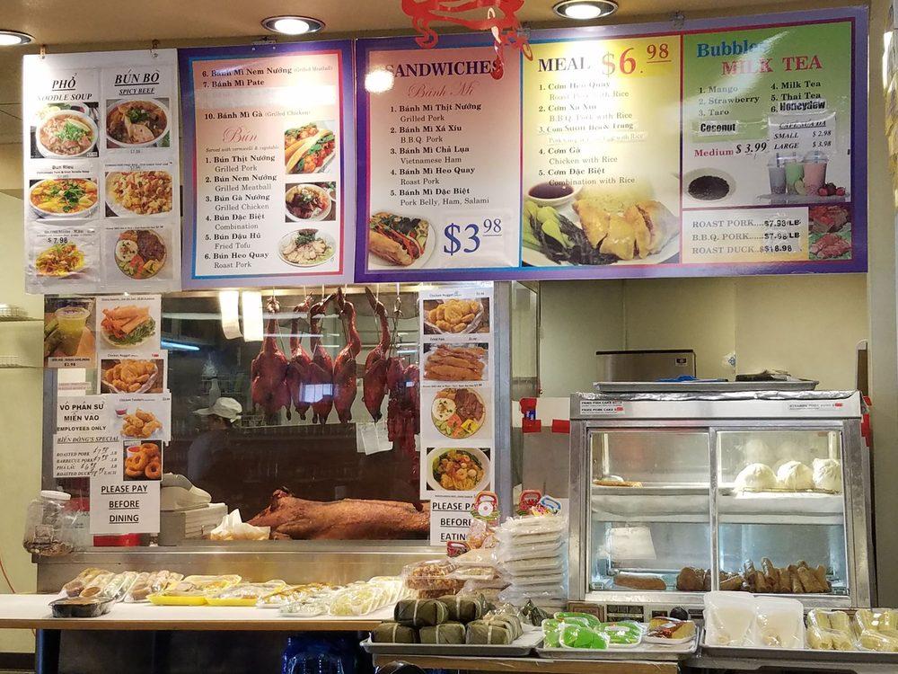 Menu at Chen's Biển Đông Oriental Market restaurant, Pensacola