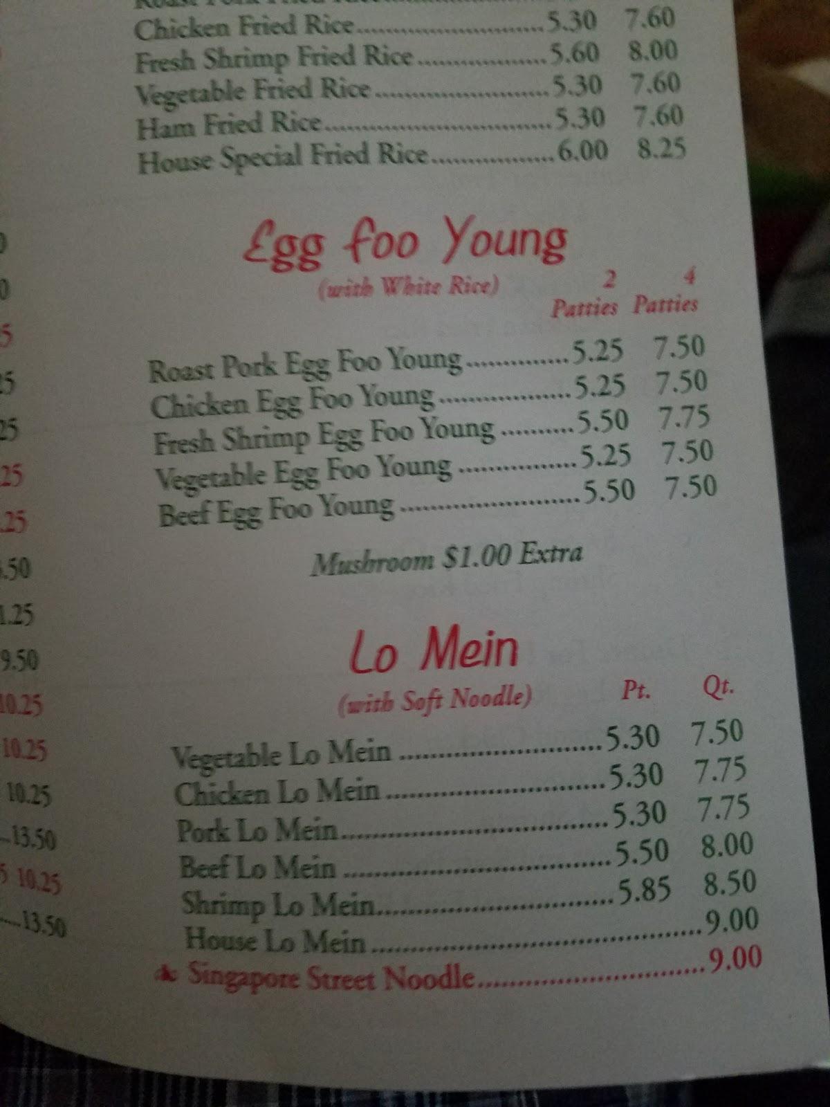 Menu at China Chef restaurant, Romulus, Wayne Rd