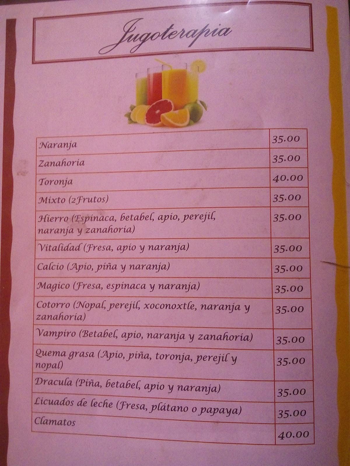 Menu at La casa del menudo restaurant, Tijuana, Av. Miraflores 500