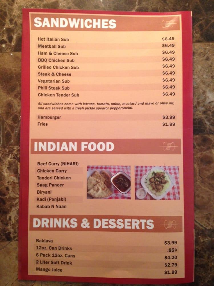 Menu at Red Onion Pizza pizzeria, Knoxville