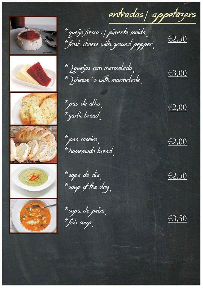 Menu em Atlantic Azores restaurante, Vila Franca Do Campo