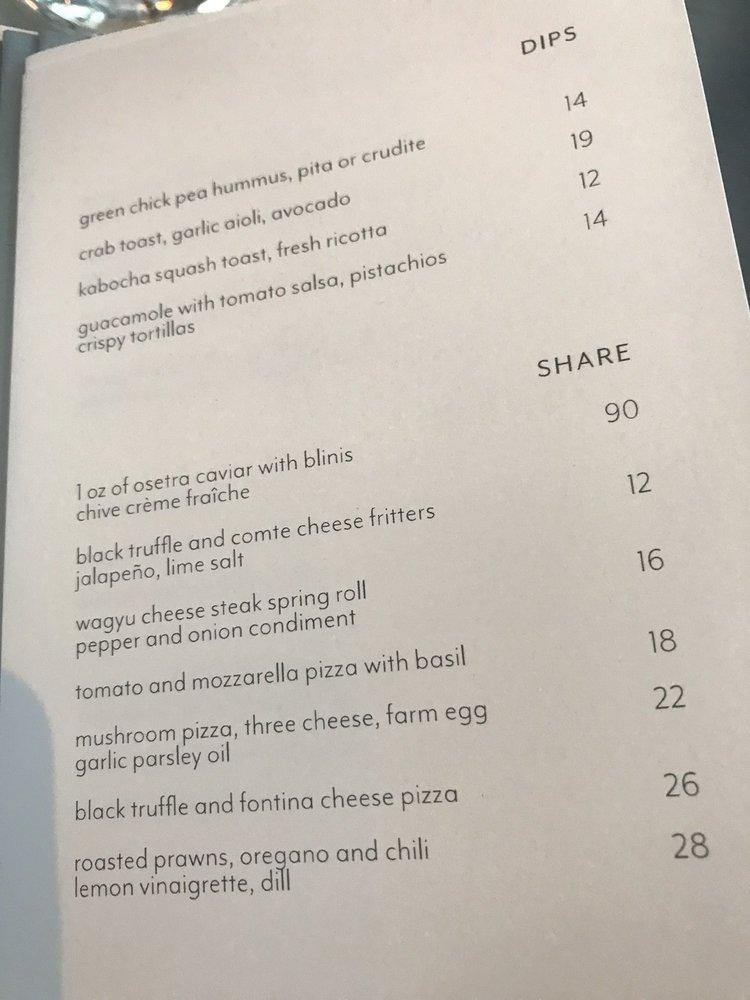 Menu at JG Skyhigh pub & bar, Philadelphia