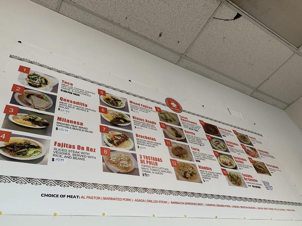 Menu at La Perla Market restaurant, Waite Park