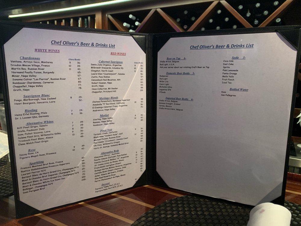 Menu at Mad Fish steakhouse, Saint Pete Beach