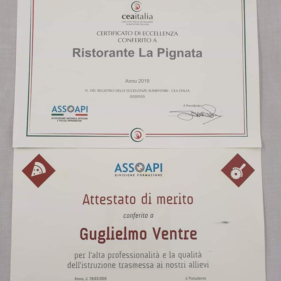 Speisekarte von La Pignata 2.Zero restaurant, Ariano Irpino