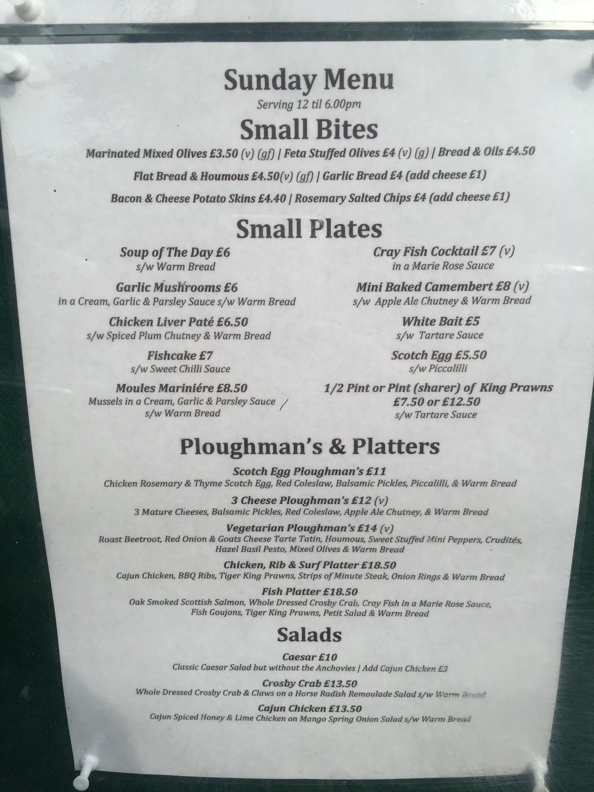 Menu at Bibendum pub & bar, Eastbourne