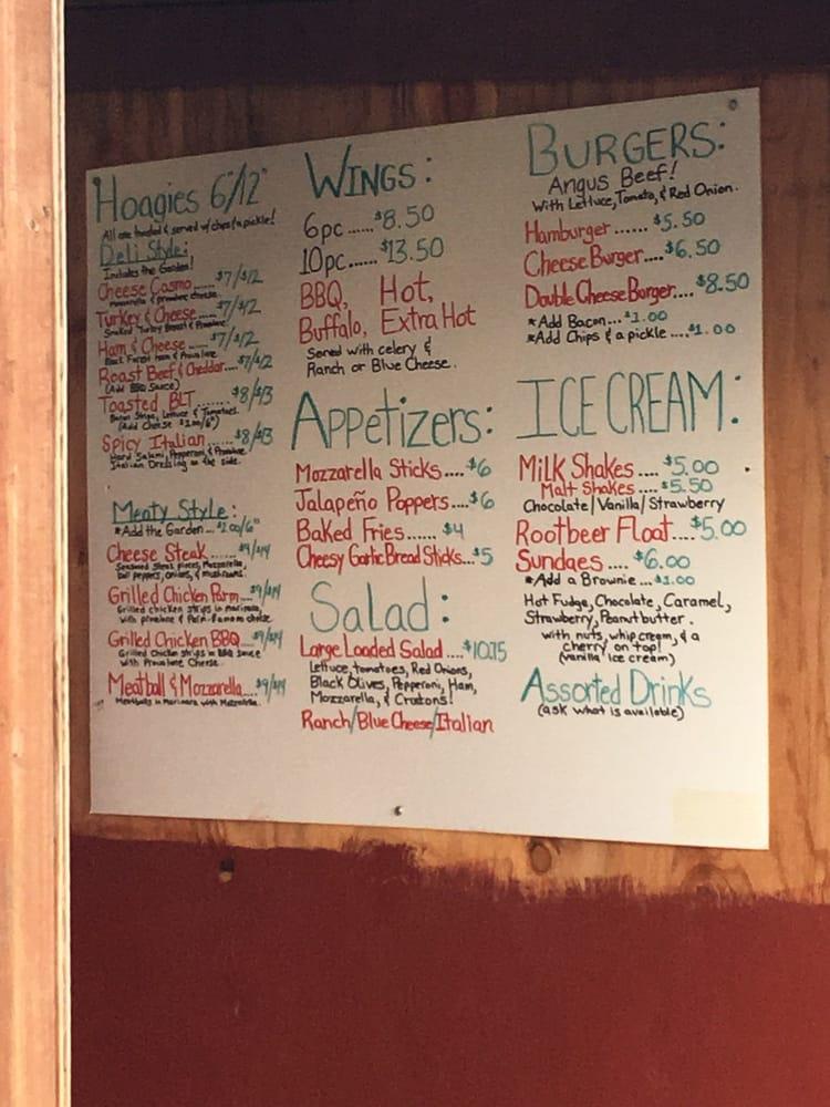 Menu at Wagner's Pizza Bus pizzeria, Pleasant Valley, Anders Ave