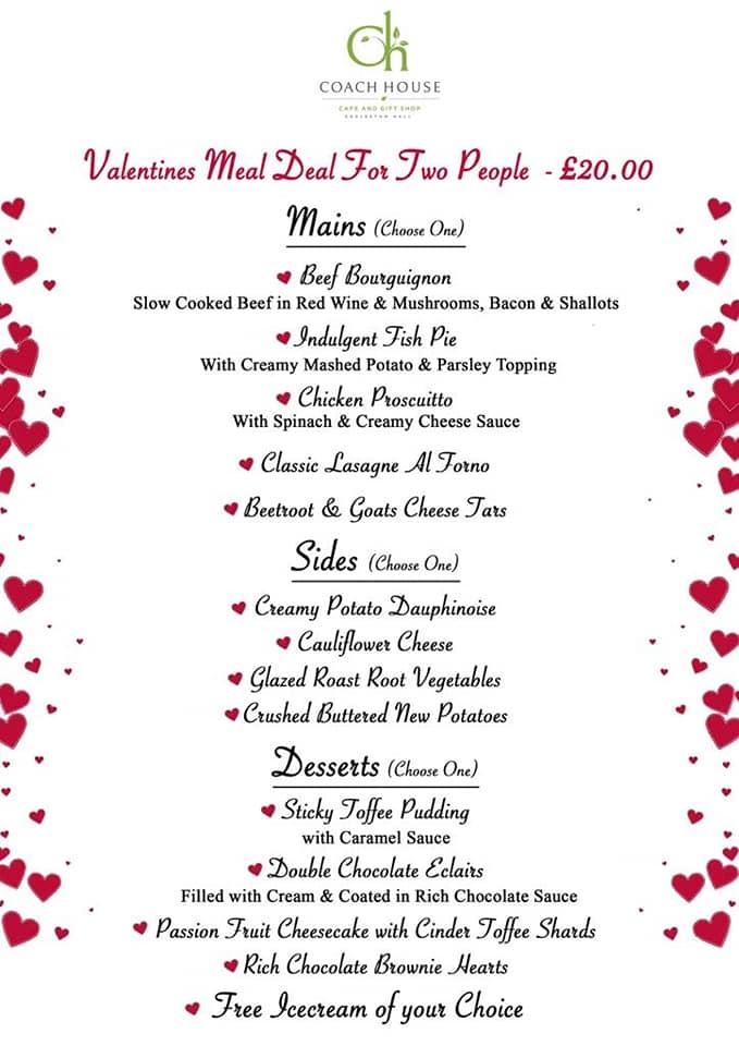 Menu at Cafe & Gift Shop @ Eggleston Hall, Middleton-in-Teesdale