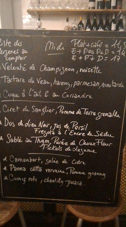 Menu au Le Chat Noir Bistrot restaurant, Toulouse