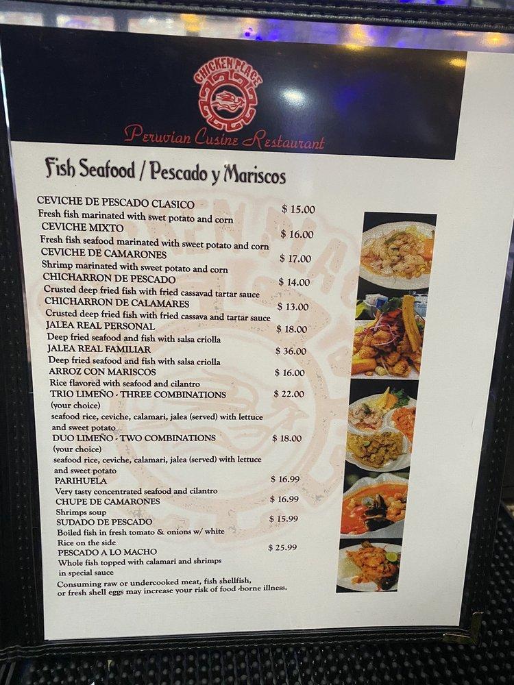 Menu at Chicken Place Restaurant, Patchogue, 82 E Main St