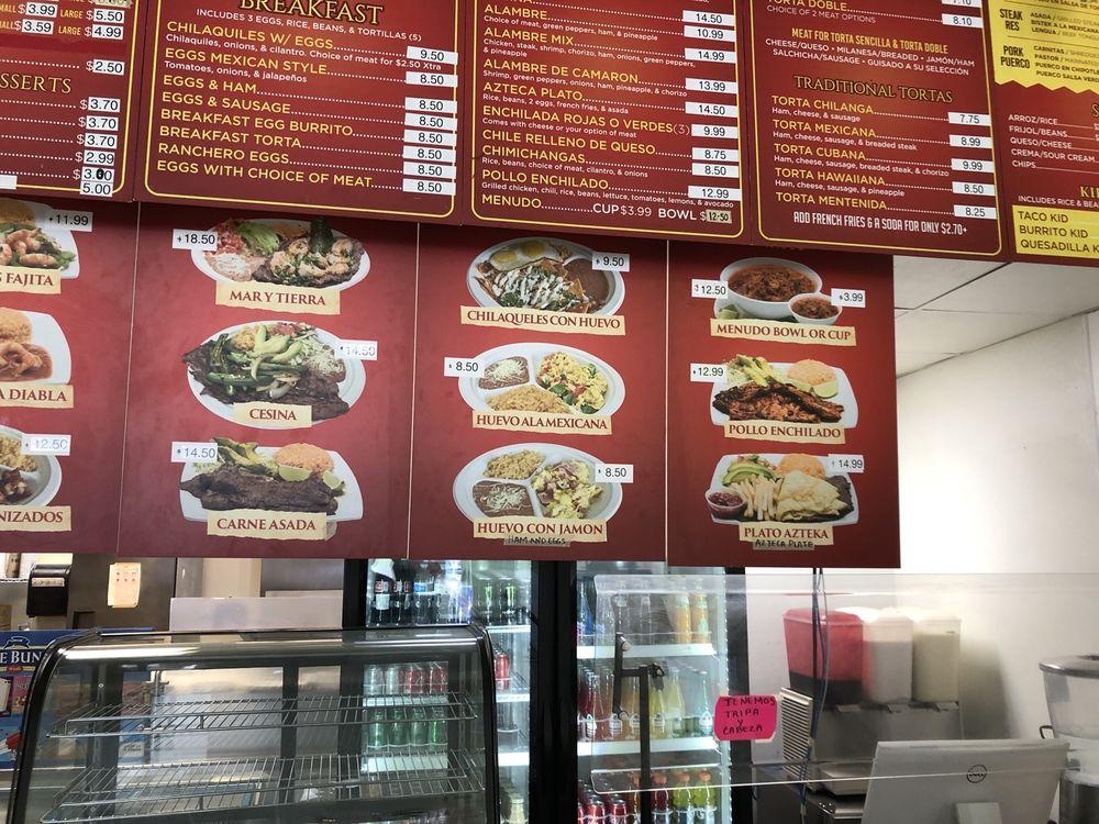 Carta del restaurante Pineda Tacos, Minneapolis, E Lake St