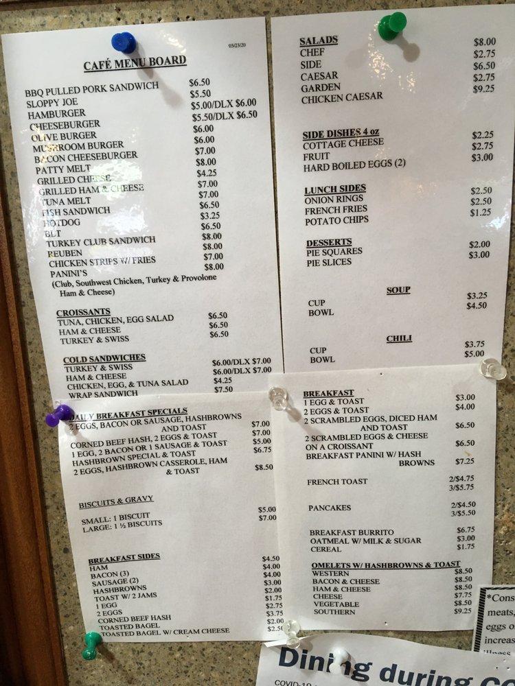 Menu at Golden Brown Bakery, Inc., South Haven