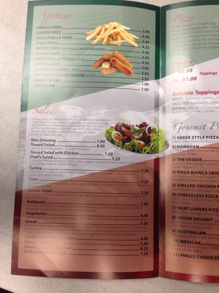 Menu at Overbrook Pizza pizzeria, Philadelphia, N 63rd St