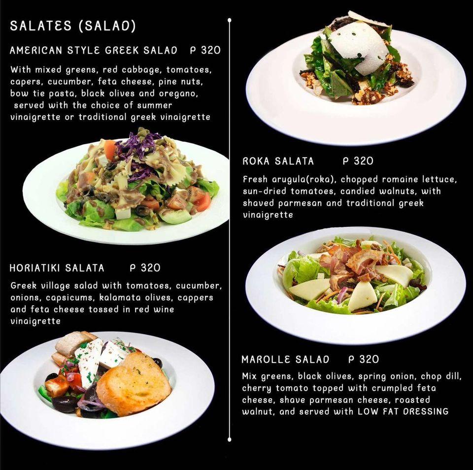 Menu at Q Kitchen restaurant, Tacloban City
