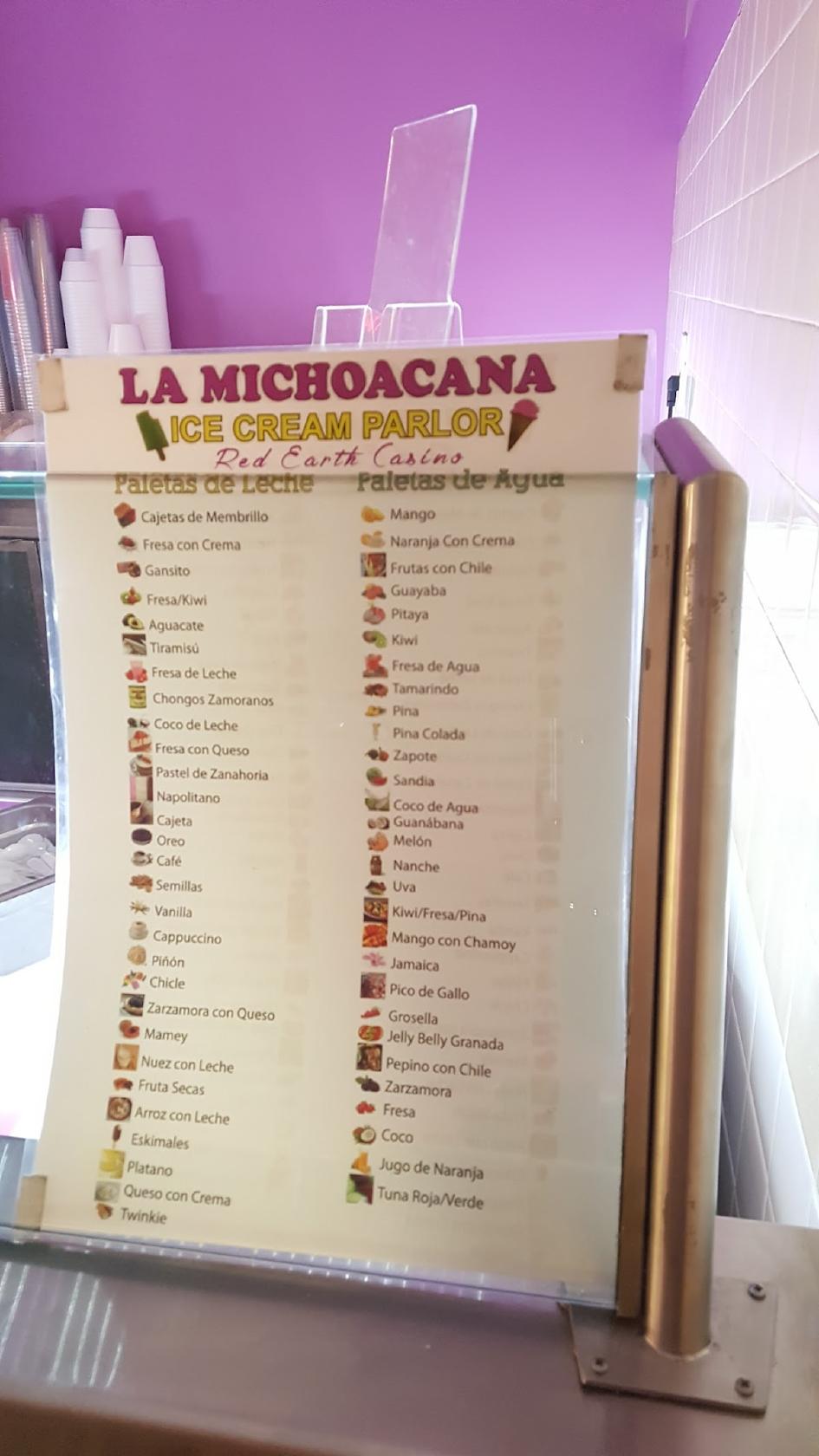 Menu at Red Earth Casino pub & bar, Salton City
