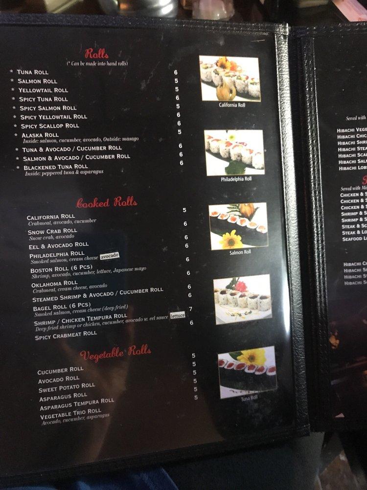 Menu at Inaka Sushi & Bar (Casady Square), Oklahoma City