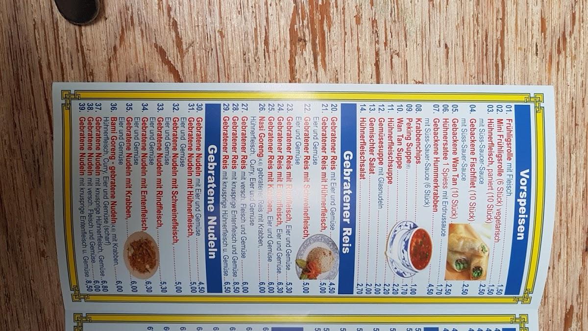 Speisekarte von Meking restaurant, Lollar
