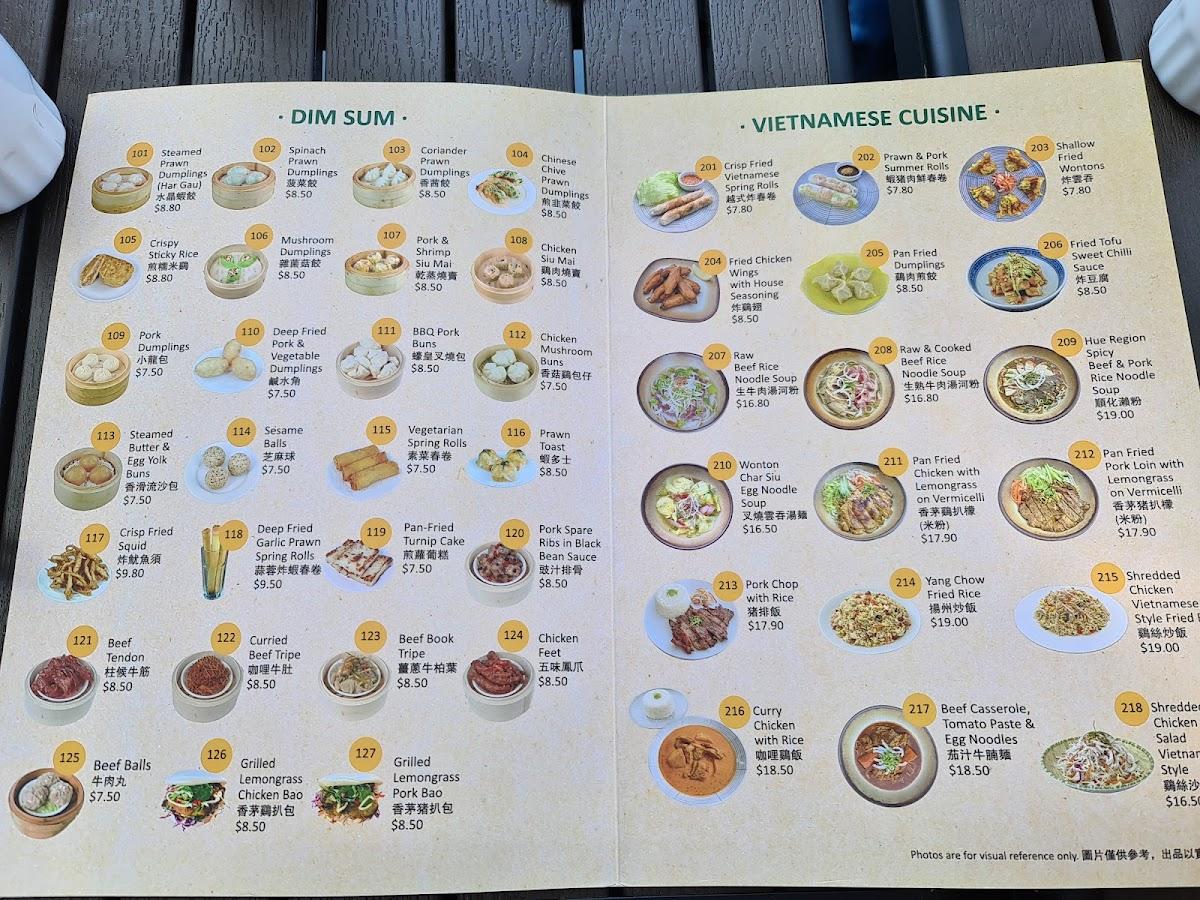 Menu at Golden Viet Pakuranga restaurant, Auckland, 13 Rylock Pl