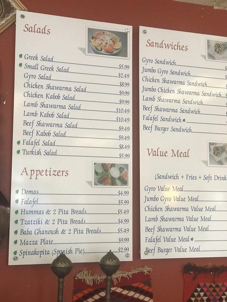 Menu at Gyro House Mediterranean Cafe, Everett, 620 SE Everett Mall Way ...