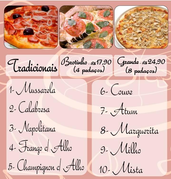 Menu at Nostro Capo pizzeria, Araruama