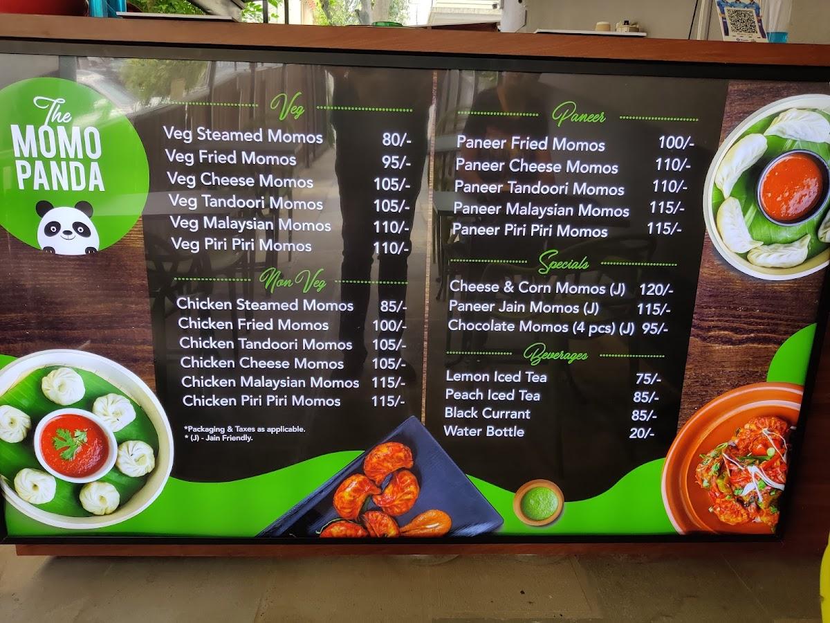 Menu at The Momo Panda Baner, Pune
