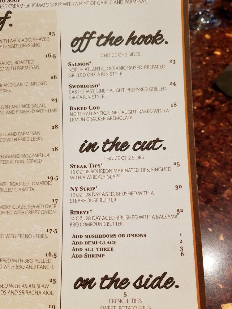 Menu at 110 Grill Saugus restaurant, Saugus