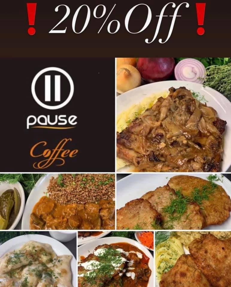 Menu at Pause Coffee restaurant, London, 711 Seven Sisters Rd