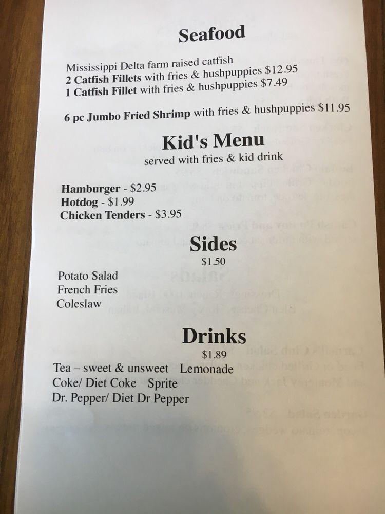Menu at Carnell's Restaurant, Louisville, 101-199 W John C Stennis Dr