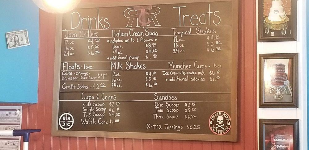Menu at The Red Room Cakery desserts, Terre Haute