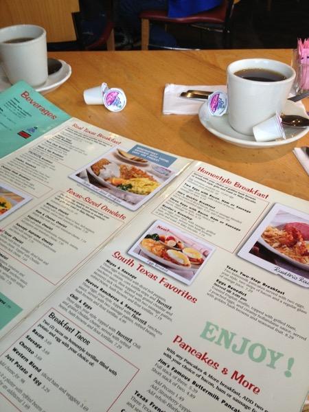 Menu at Jim's Restaurant, San Antonio, 4108 Broadway