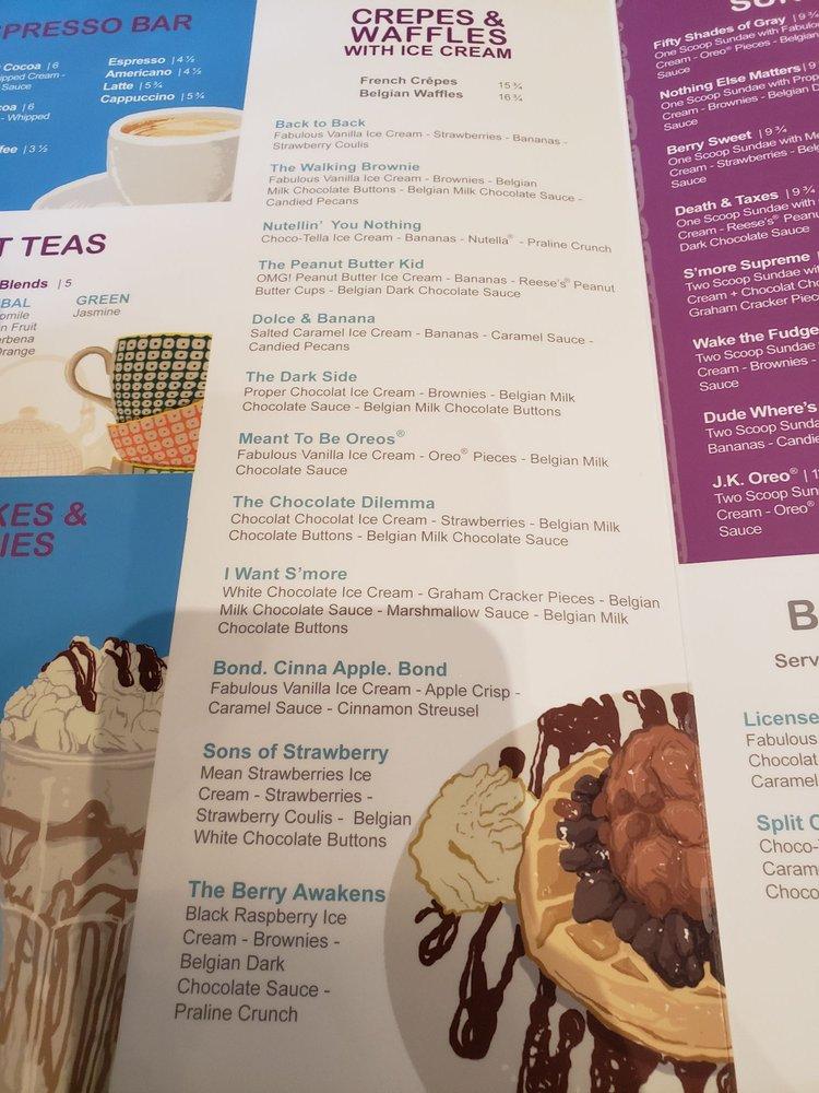 Menu at White Rabbit Dessert Experience desserts, Rochester