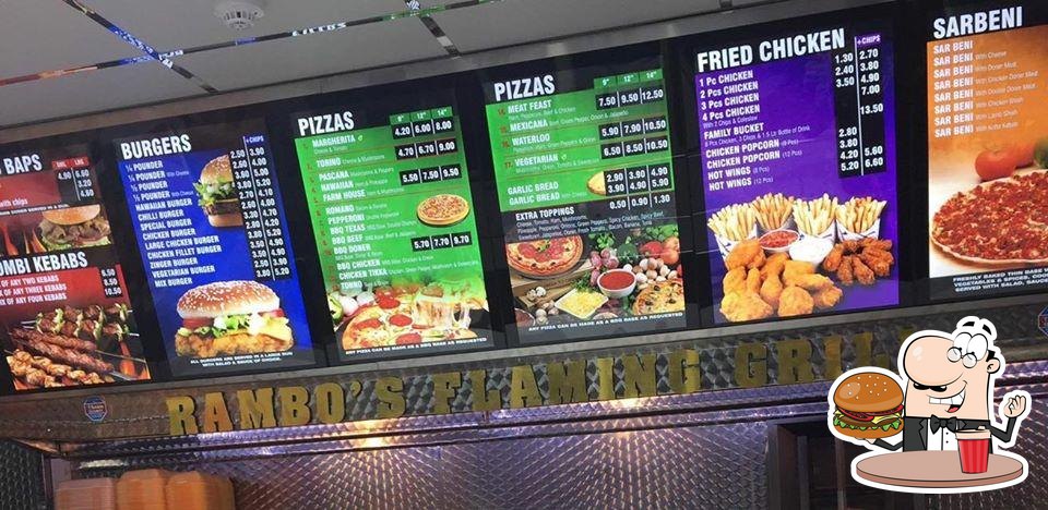 Rambo's Flaming Grill in Newtown - Restaurant menu and reviews