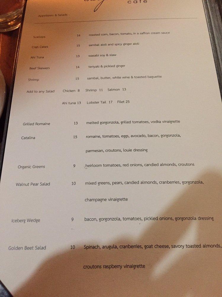 Menu at Indigo Crow Cafe, Corrales