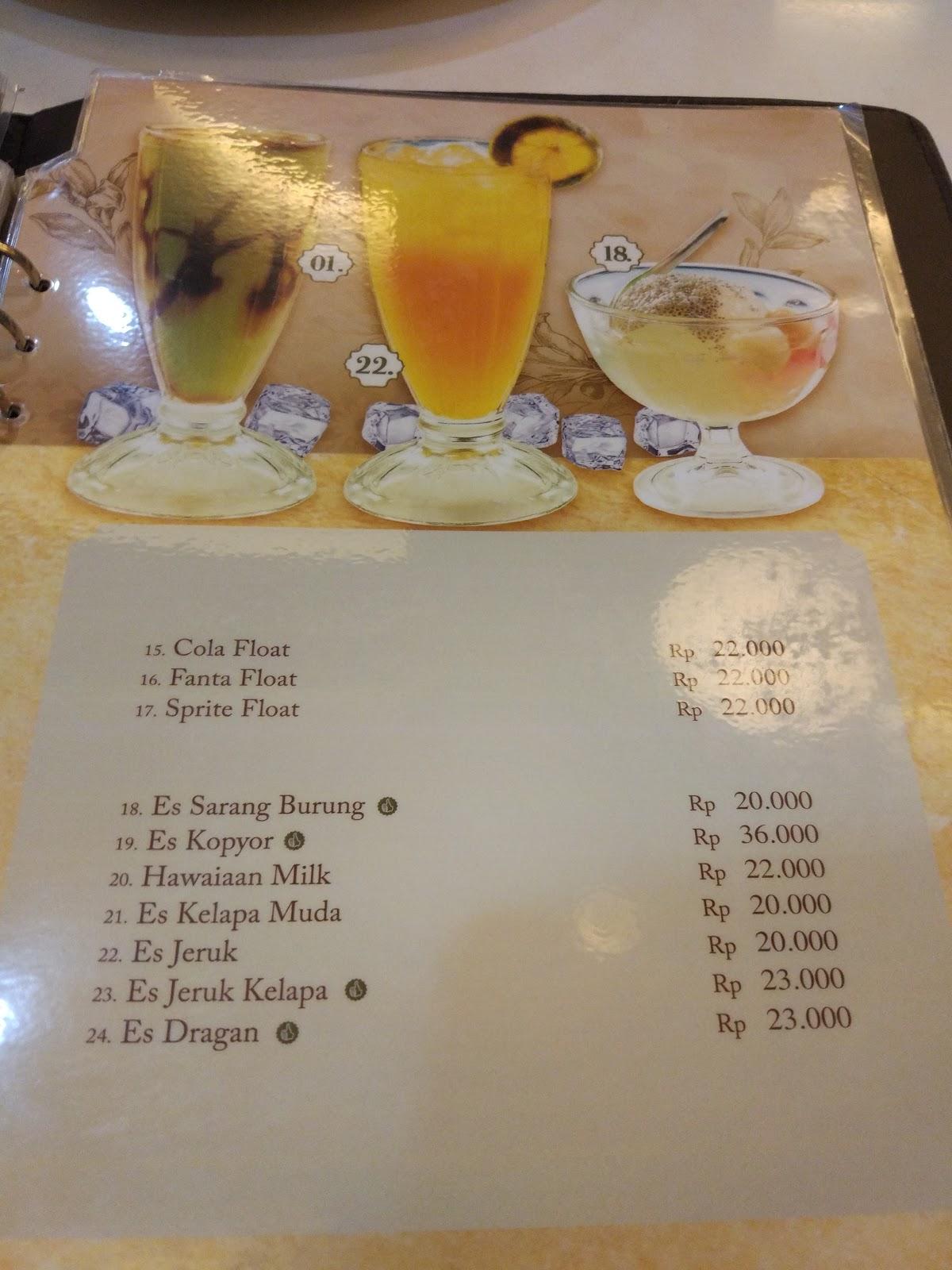 Menu at Fusia Restaurant - Rajanya Nasi Timbel, Surabaya, Jl. Dr ...