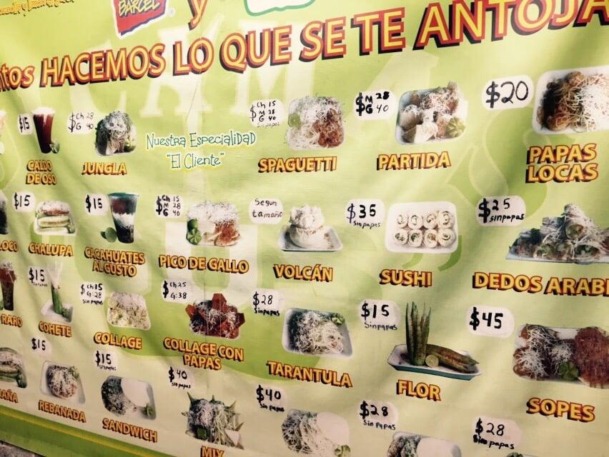 Carta del restaurante Jícamas Gus Andrade, Leon, Blvd. las Américas 508