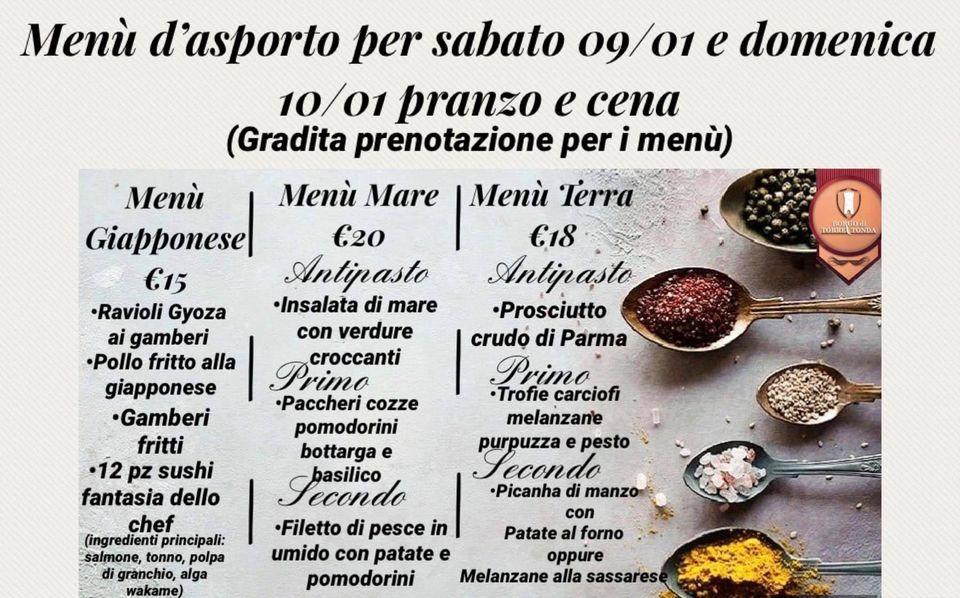 Menu da Ristorante Il Borgo Di Torre Tonda, Sassari