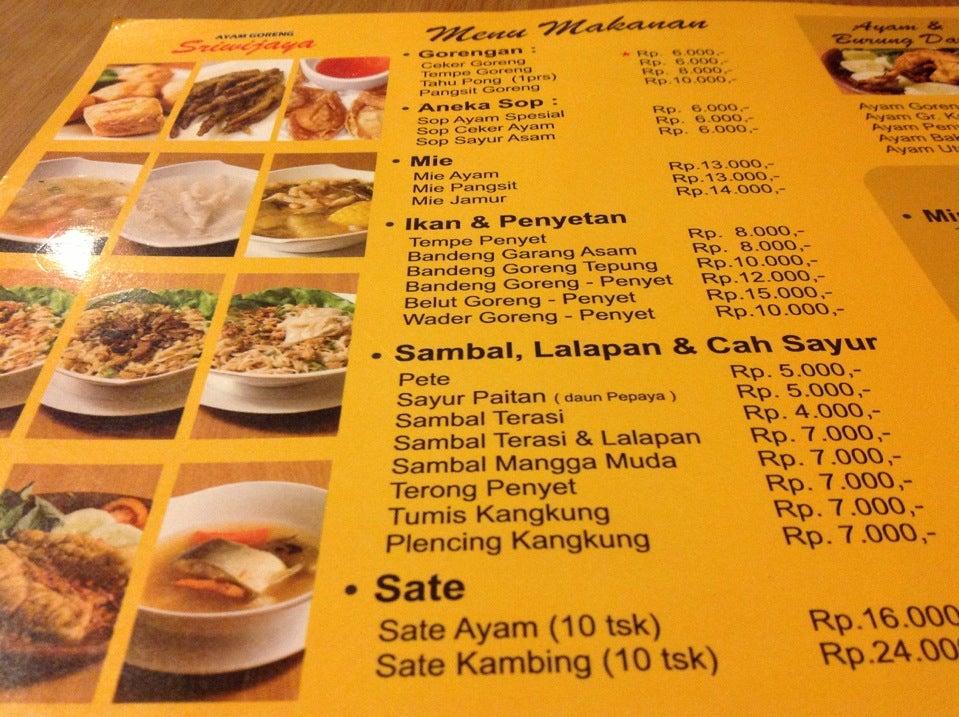 Menu at Kedai Jujugan Cab. Jl. Jemursari restaurant, Surabaya, Jl. Raya ...