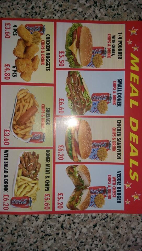 Menu at Kebab Centre restaurant, Southampton