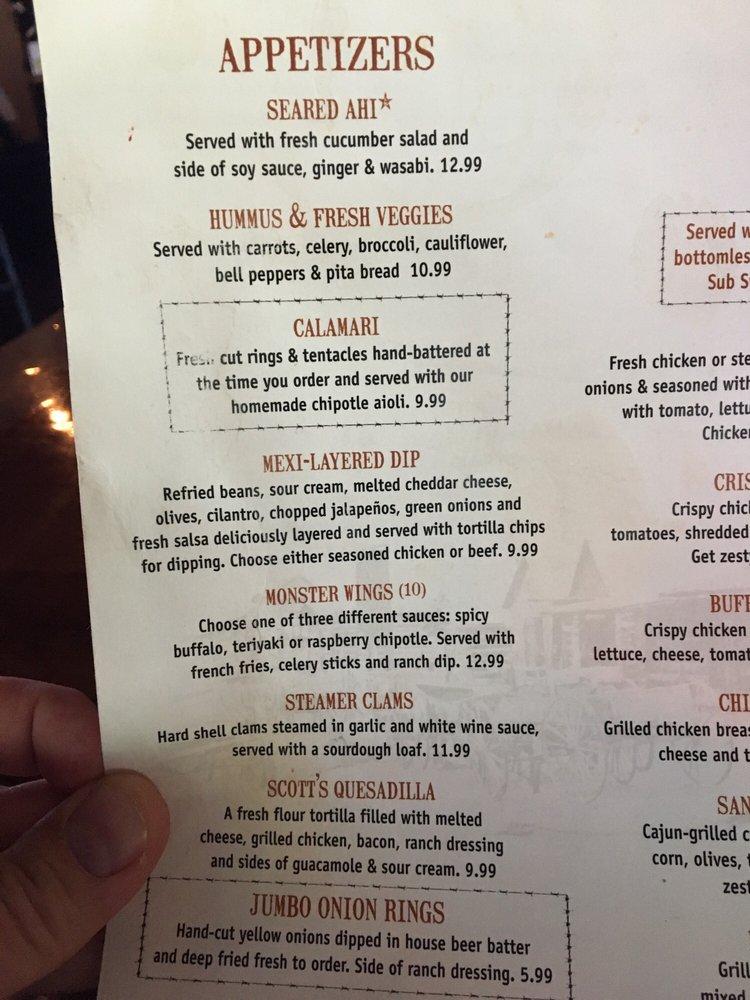 Menu at The Wild Hare Saloon OC pub & bar, Oregon City
