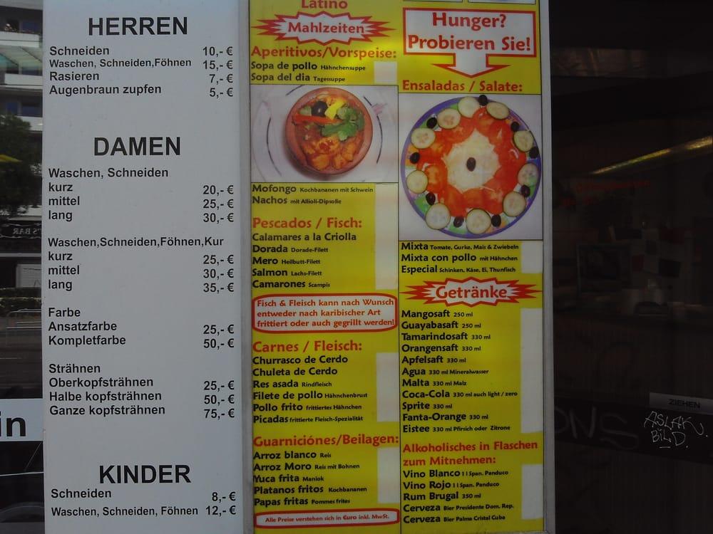 Speisekarte von Paladar Latino restaurant, Frankfurt am Main