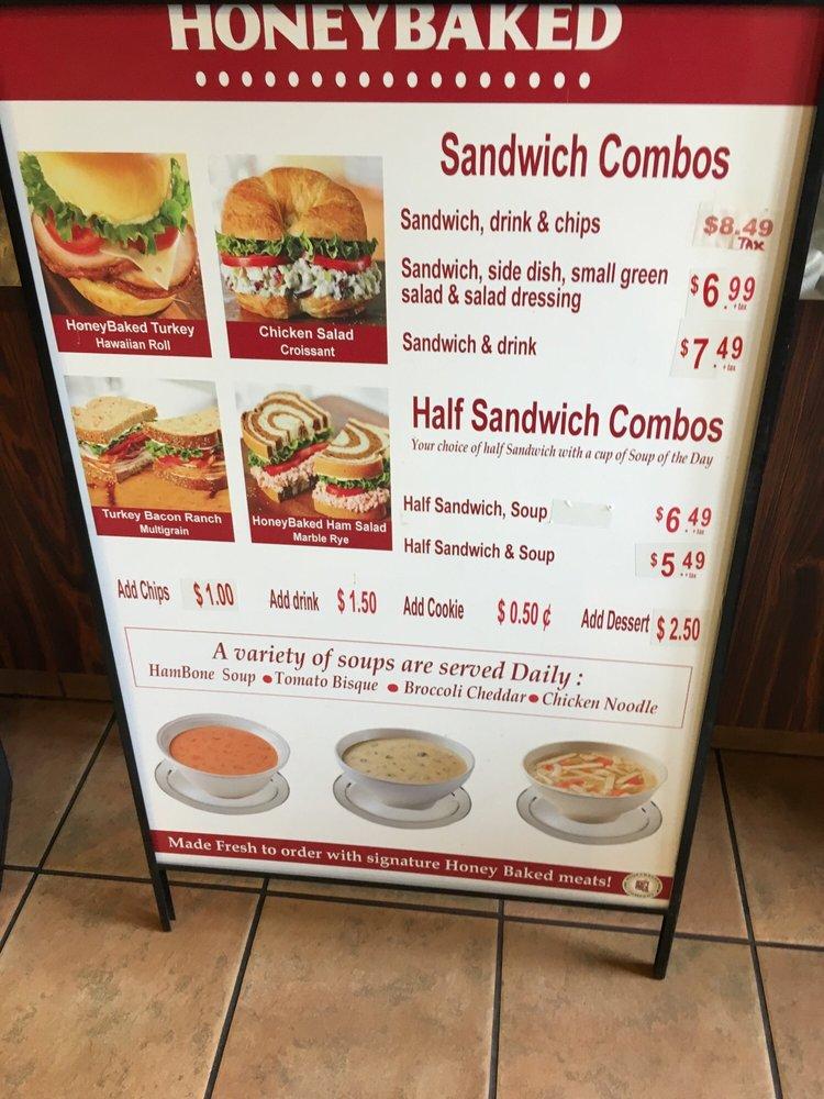 Menu at Honey Baked Ham Company restaurant, Fremont