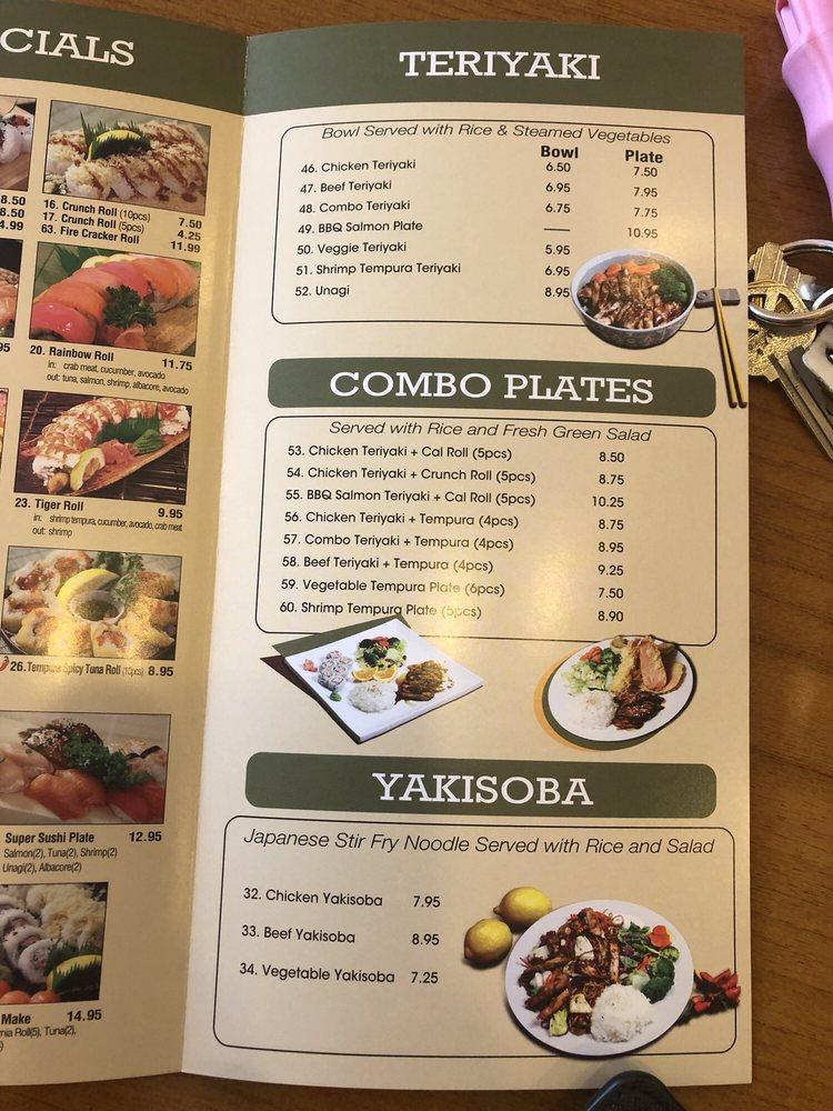 Menu at Rolling Rice restaurant, Rosemead