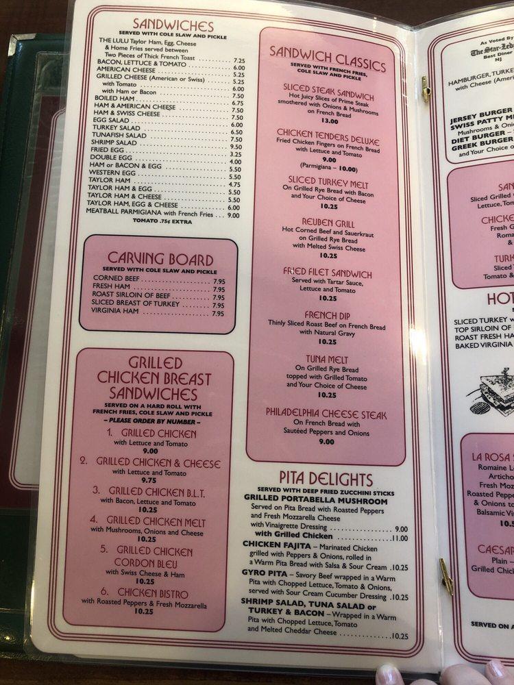 Menu at Sand Castle Diner restaurant, Beachwood