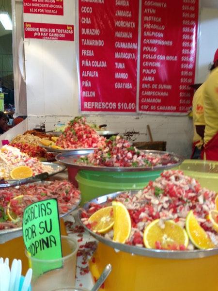 Carta del restaurante Tostadas Coyoacán "Las Originales", Ciudad del ...