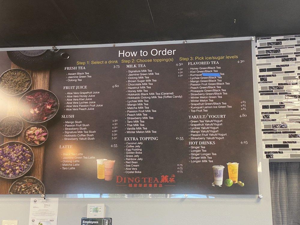Menu at Ding Tea Bradenton (Mochinut Bradenton) restaurant, Bradenton